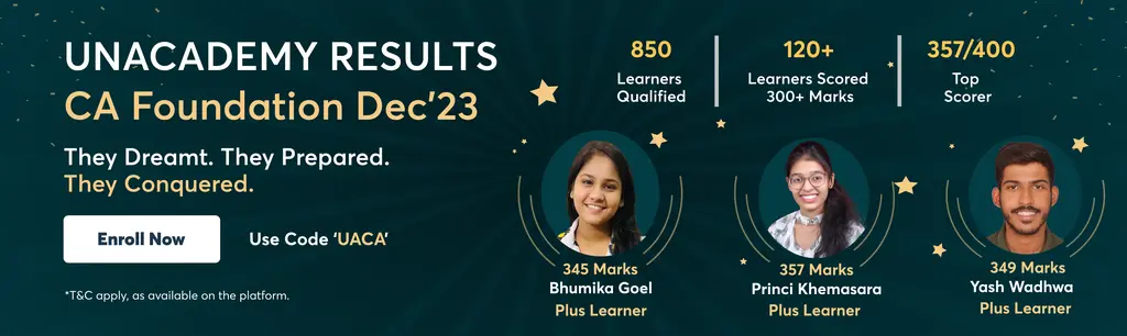 Crack your CA Foundation 2024 Exam with Unacademy | Unacademy