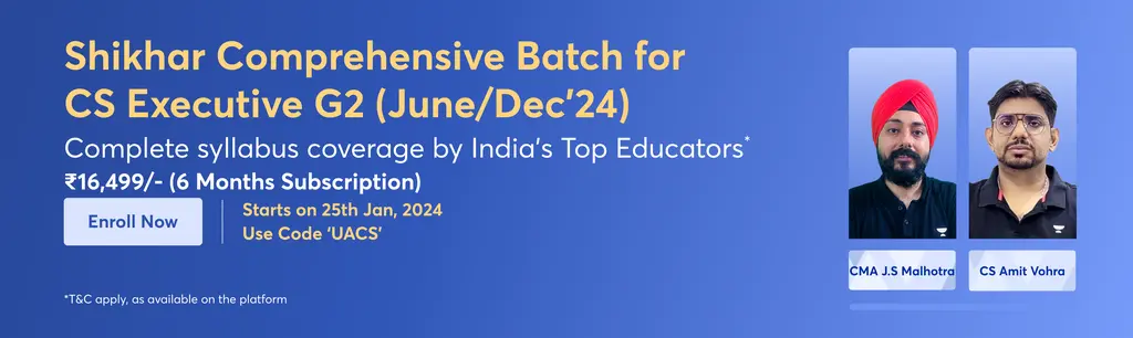 Cs Executive Module 1 Unacademy