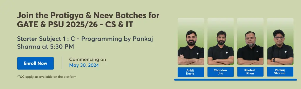 GATE - CSIT, DSAI & Interview Preparation | Unacademy GATE - CSIT, DSAI & Interview Preparation | Unacademy