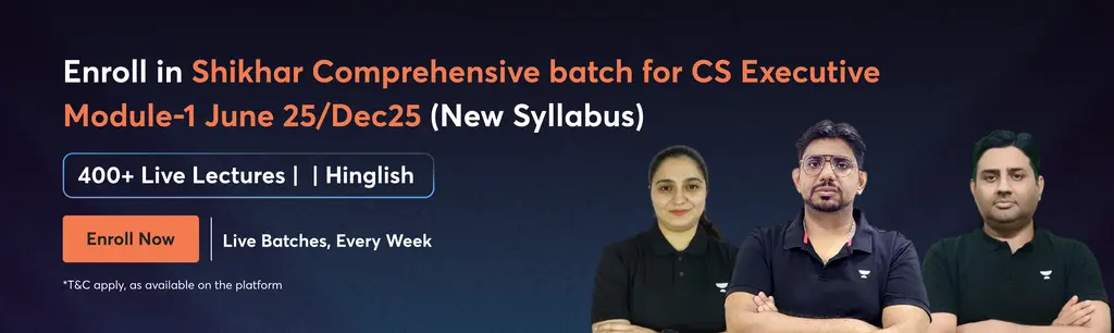 Cs Executive Module 1 Unacademy