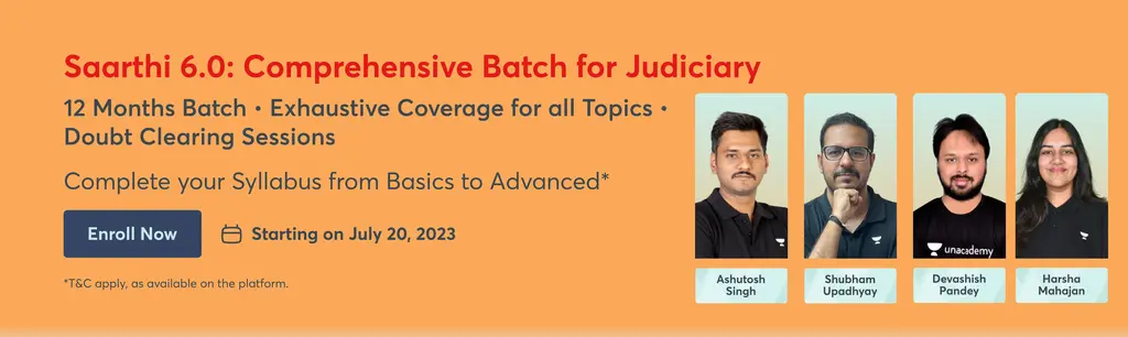 Free Live Classes | Judiciary - PCS (J) | Unacademy