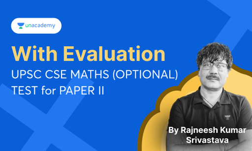 Upsc Cse Optional Upsccse Maths Optional Test For Paper Ii