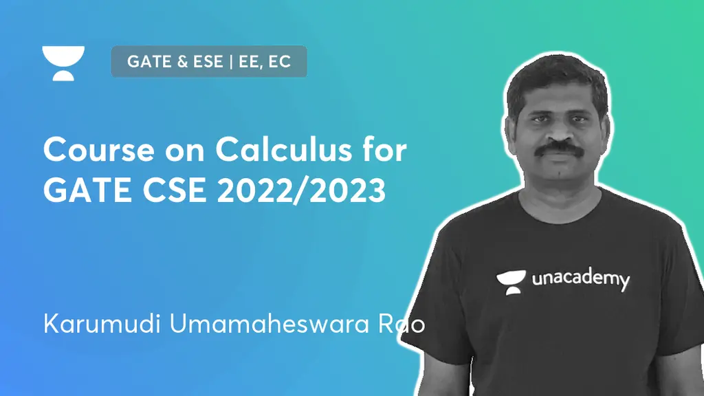 GATE & ESE - EE, EC - Course on Calculus for GATE CSE 2022/2023 by ...