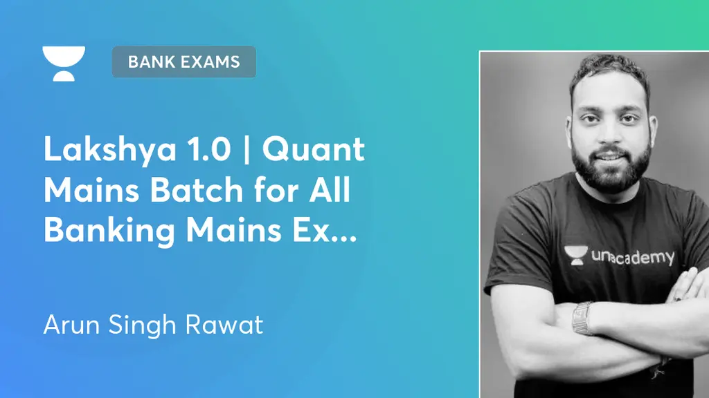 Bank Exams - Lakshya 1.0 | Quant Mains Batch for All Banking Mains Exam 2023-24 (Part - V) by ...