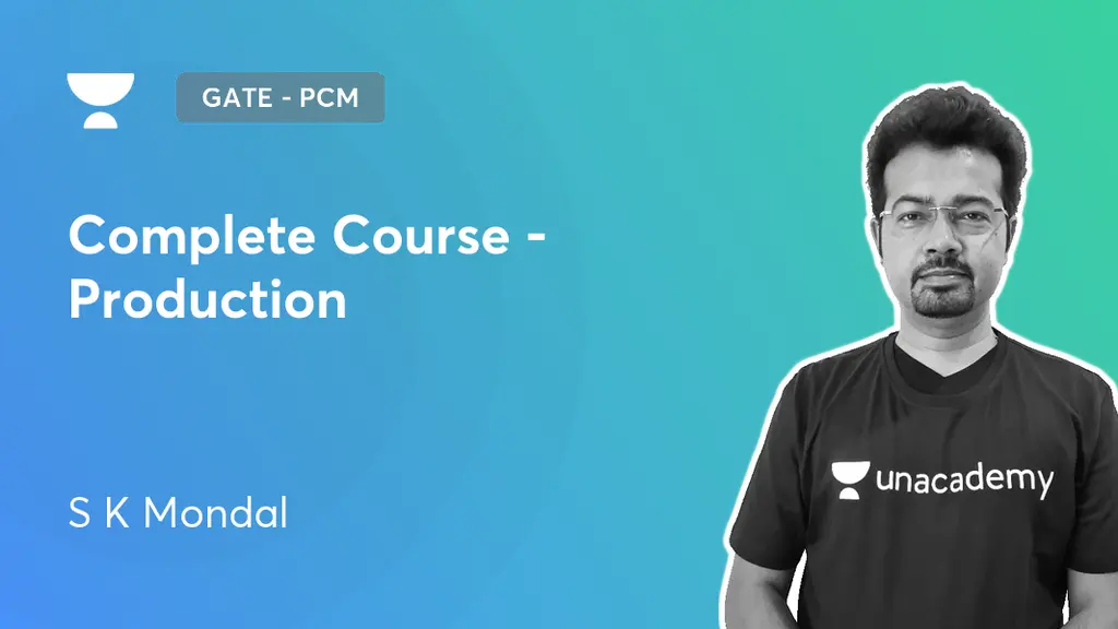 GATE - PCM - Complete Course - Production by Unacademy