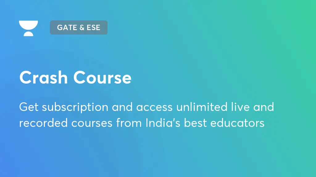 Crash Course | GATE & ESE - Civil | Unacademy