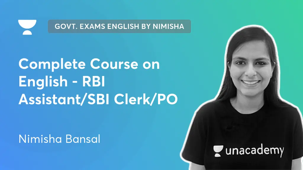 Govt. Exams English by Nimisha Bansal - Complete Course on English ...