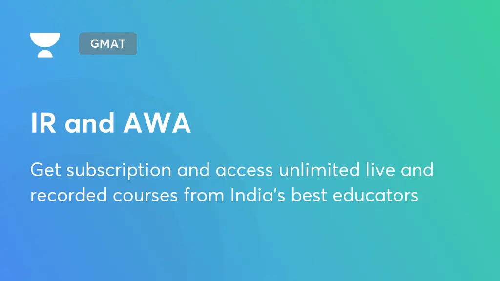 Test Series | IR and AWA | Unacademy