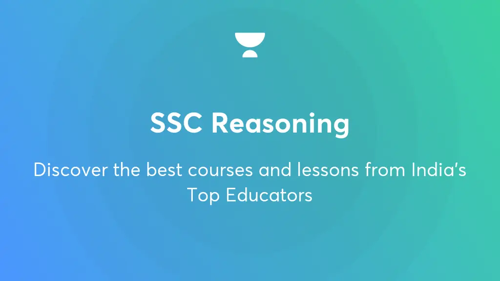 Free Live Classes | SSC Reasoning | Unacademy