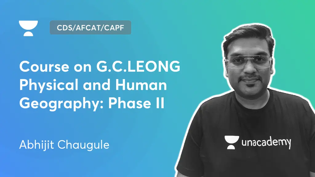 CDS/AFCAT/CAPF - Course on G.C.LEONG Physical and Human Geography ...