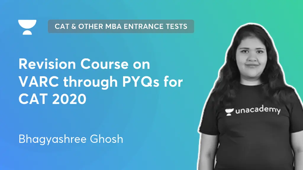 CAT & Other MBA Entrance Tests - Revision Course on VARC through PYQs ...
