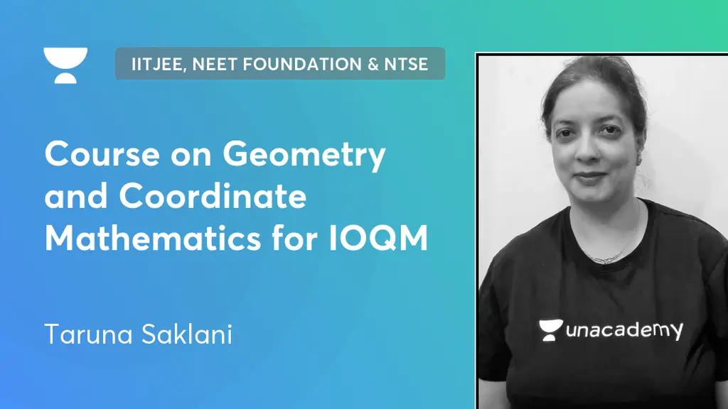 Foundation - Course on Geometry and Coordinate Mathematics for IOQM by ...