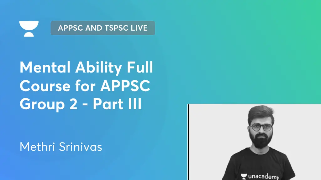 Appsc And Tspsc Live Mental Ability Full Course For Appsc Group 2