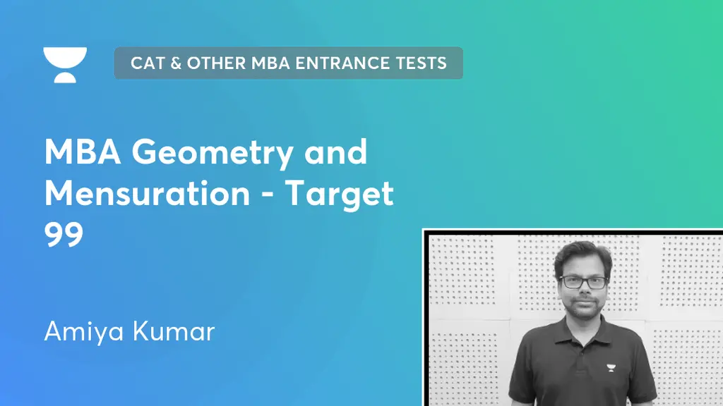 CAT & Other MBA Entrance Tests - MBA Geometry and Mensuration - Target ...