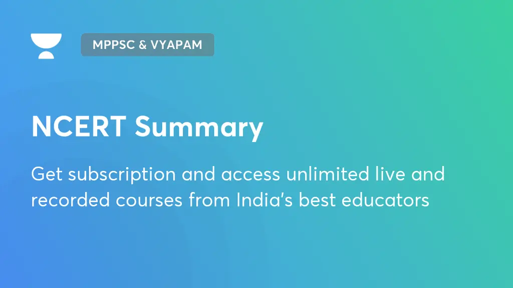 Test Series | NCERT Summary | Unacademy
