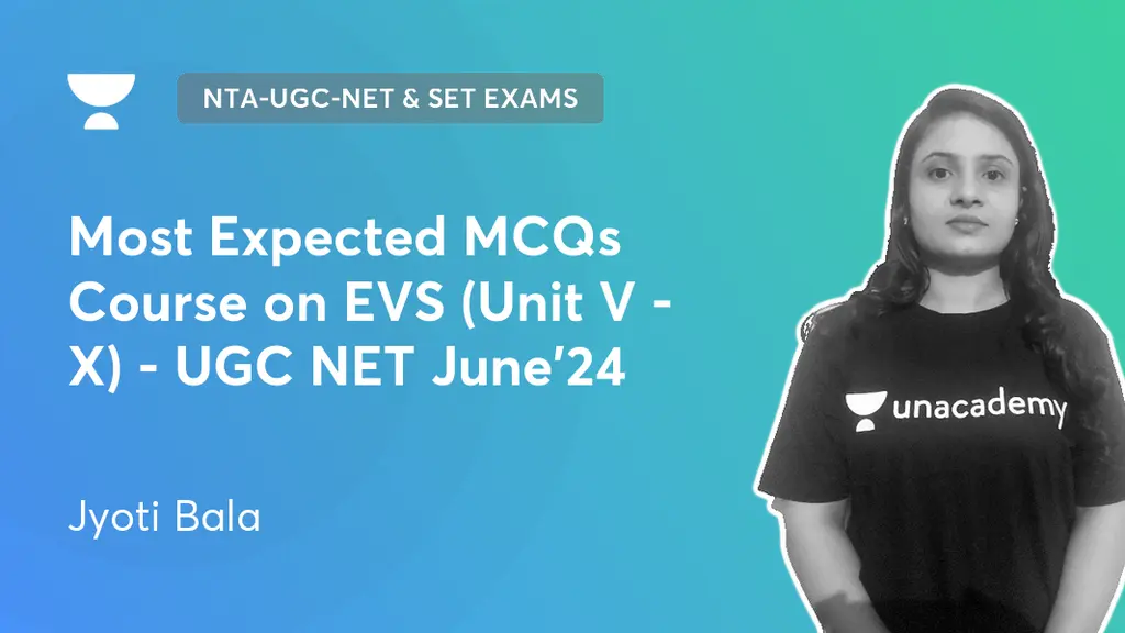 Nta Ugc Net And Set Exams Most Expected Mcqs Course On Evs Unit V X