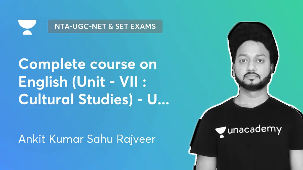 NTA-UGC-NET & SET Exams - Complete course on English (Unit - VII ...