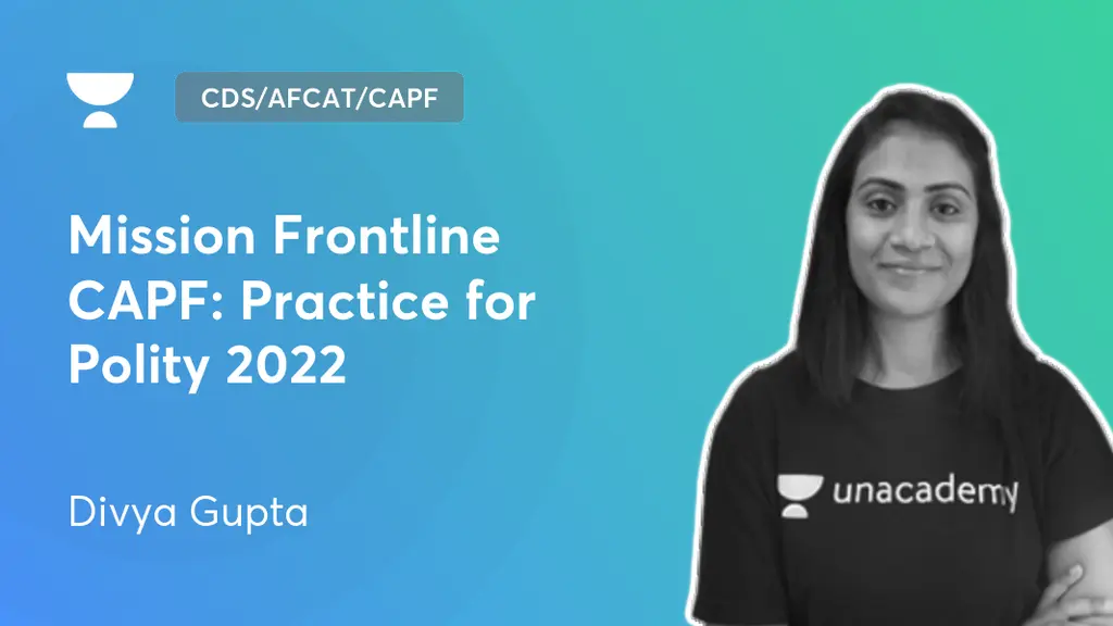 CDS/AFCAT/CAPF - Mission Frontline CAPF: Practice for Polity 2022 by ...