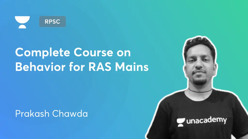 Rajasthan State Exams - Complete Course on Behavior for RAS Mains by ...