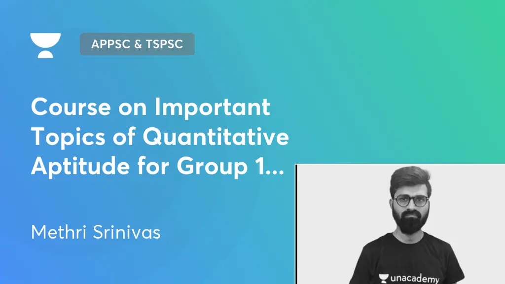 APPSC and TSPSC Live - Course on Important Topics of Quantitative ...