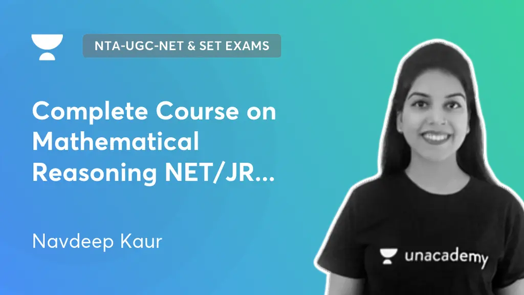 NTA-UGC-NET & SET Exams - Complete Course on Mathematical Reasoning NET ...