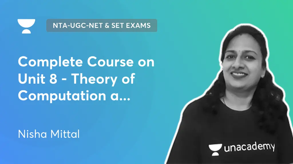 Nta Ugc Net And Set Exams Complete Course On Unit 8 Theory Of Computation And Compilers By