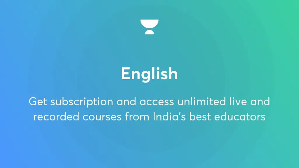 Prepare for English from India’s best Educators.