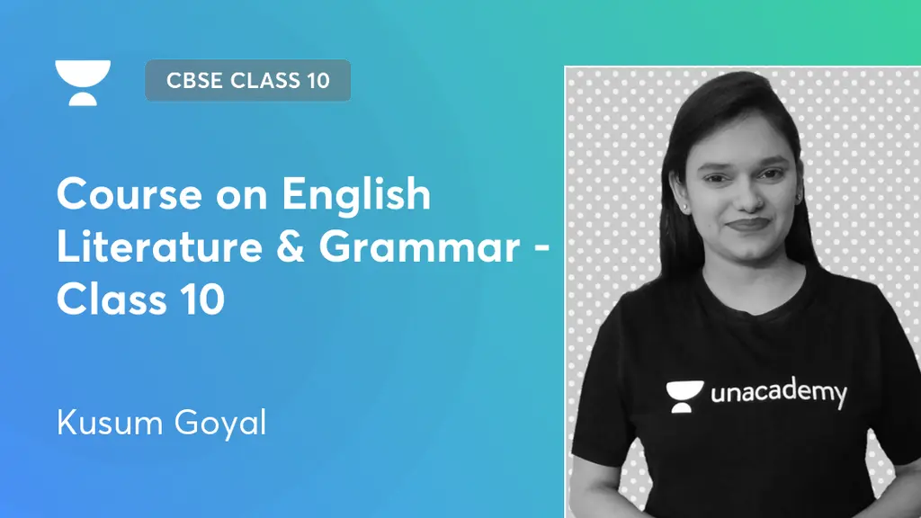CBSE Class 10 - Course on English Literature & Grammar - Class 10 by ...