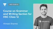 MH HSC Class 12 Course On Grammar And Writing Section For HSC Class