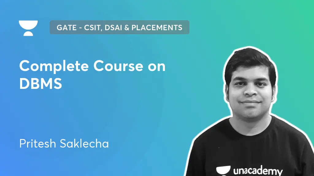 Gate Csit Dsai And Interview Preparation Complete Course On Dbms By