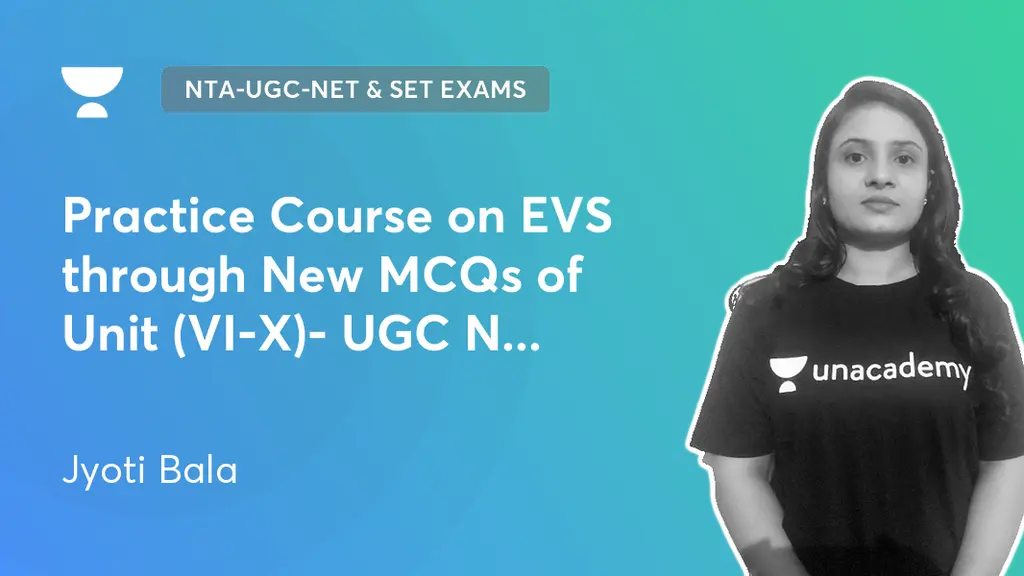 Nta Ugc Net And Set Exams Practice Course On Evs Through New Mcqs Of Unit Vi X Ugc Net June