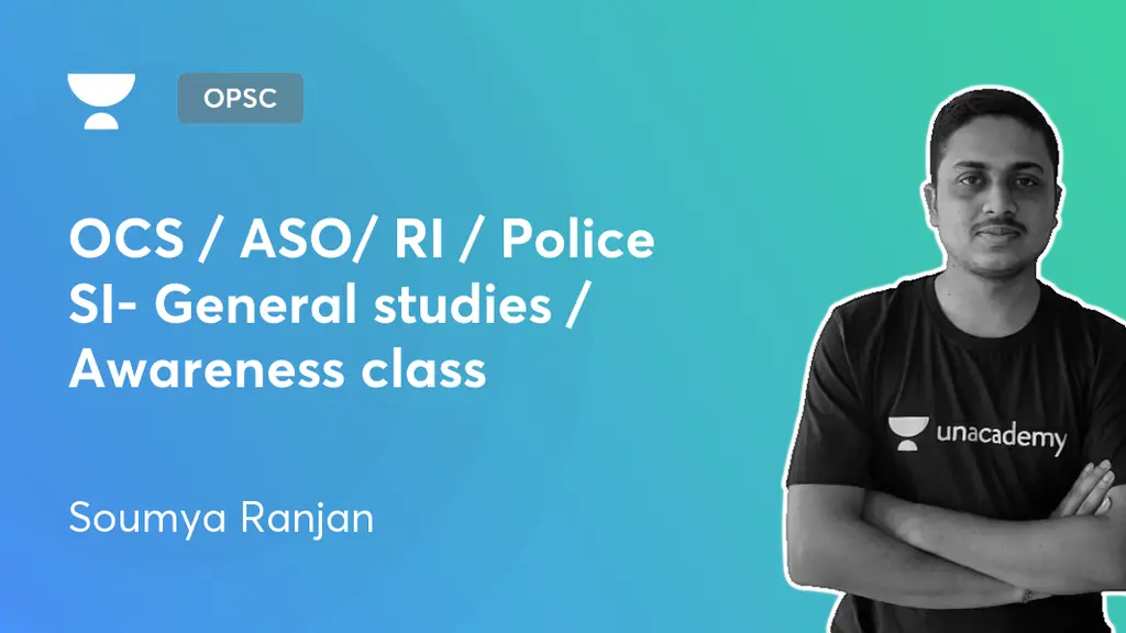 Odisha State Exams - OCS / ASO/ RI / Police SI- General studies ...