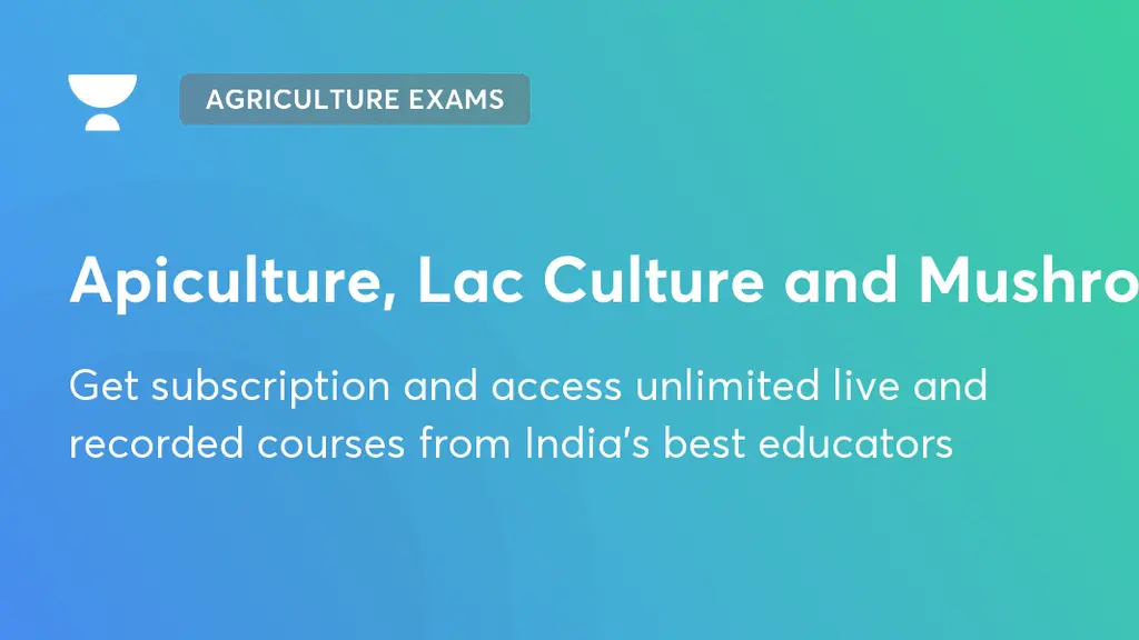 Apiculture, Lac Culture and Mushroom Culture | Agriculture Exams ...
