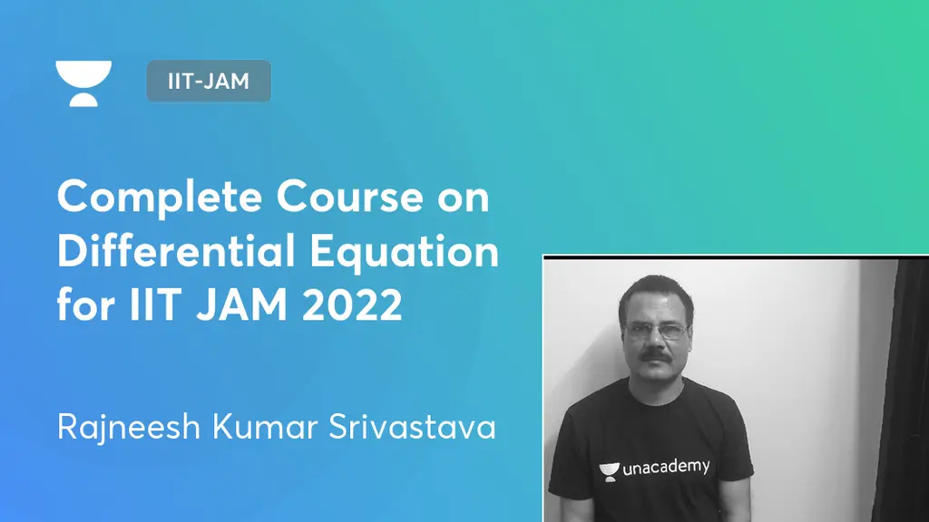 IIT-JAM - Complete Course on Differential Equation for IIT JAM 2022 by ...