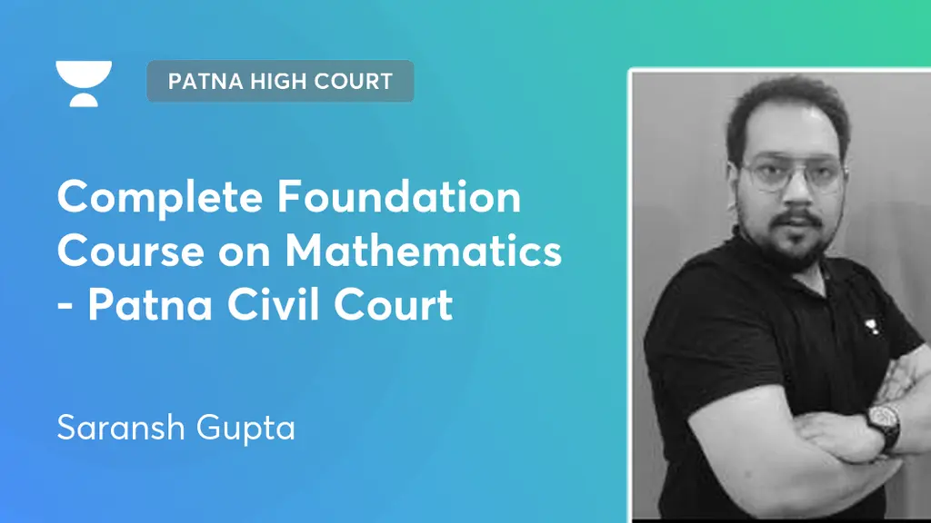 Patna High Court - Complete Foundation Course on Mathematics - Patna ...