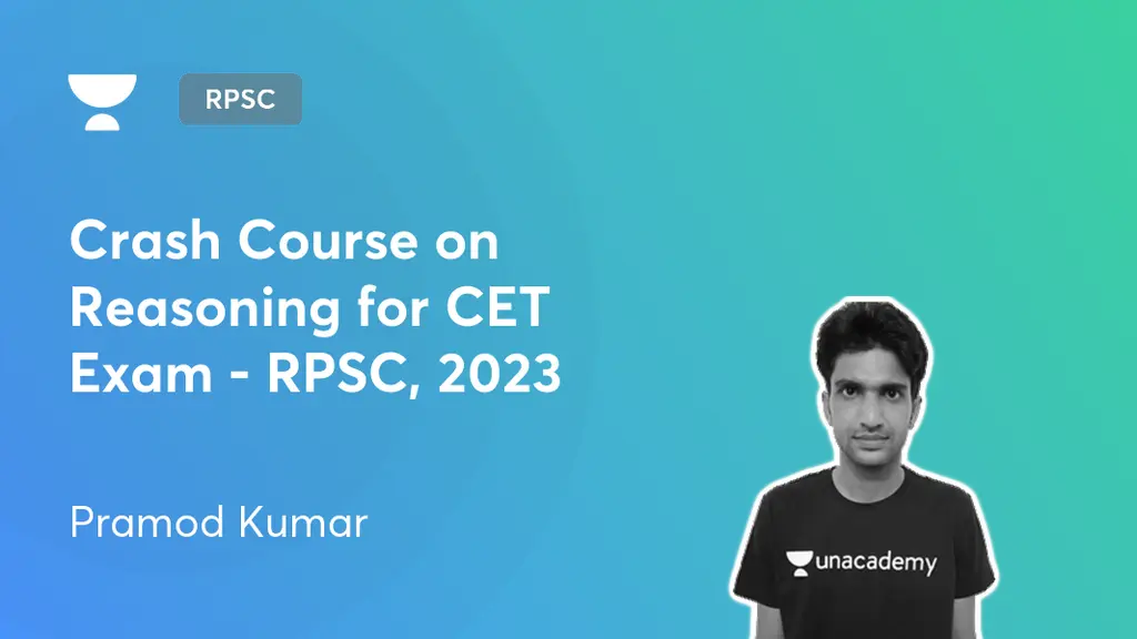Rajasthan State Exams - Crash Course on Reasoning for CET Exam - RPSC ...
