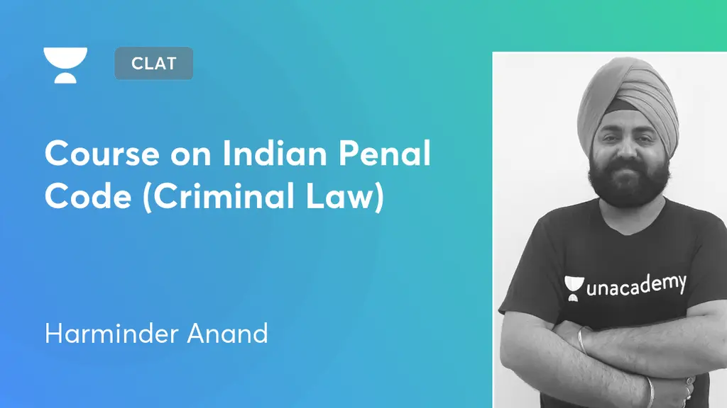 CLAT & Other 5-year LLB Exams - Course on Indian Penal Code (Criminal ...
