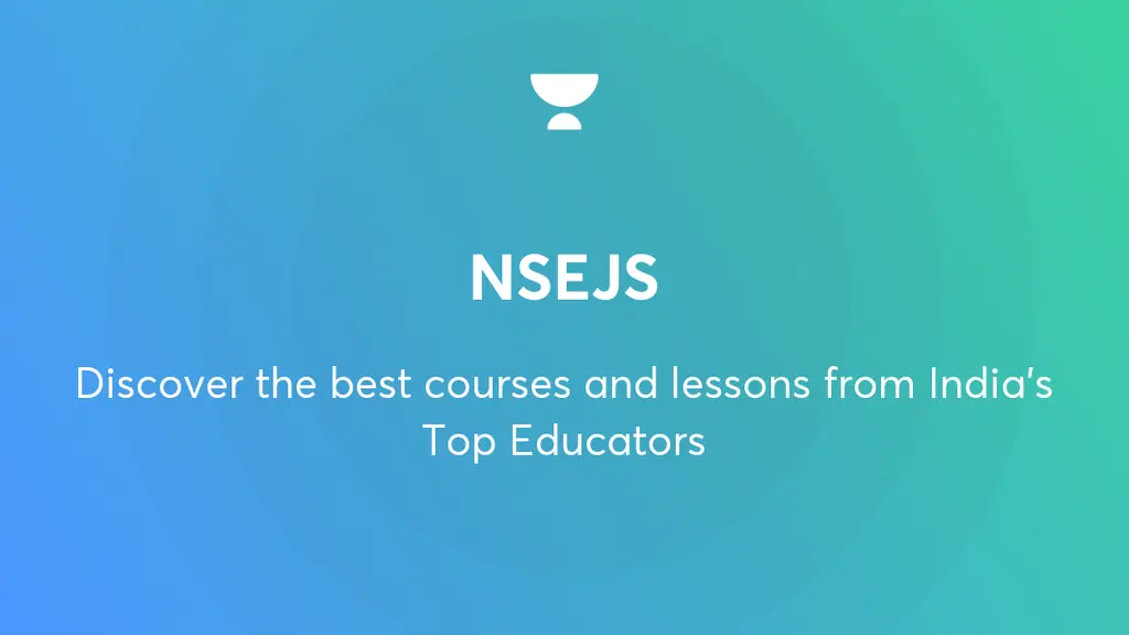 Prepare for NSEJS from India’s best Educators.