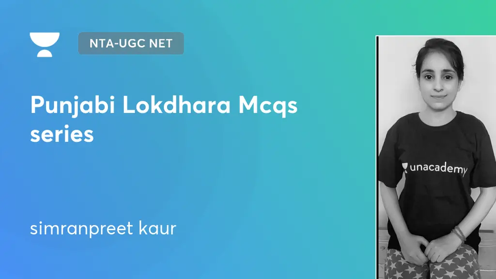 Nta Ugc Net And Set Exams Punjabi Lokdhara Mcqs Series By Unacademy