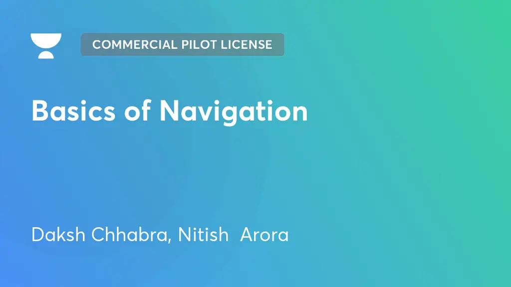 Commercial Pilot License Basics Of Navigation By Unacademy commercial-pilot-license-basics-of-navigation-by-unacademy