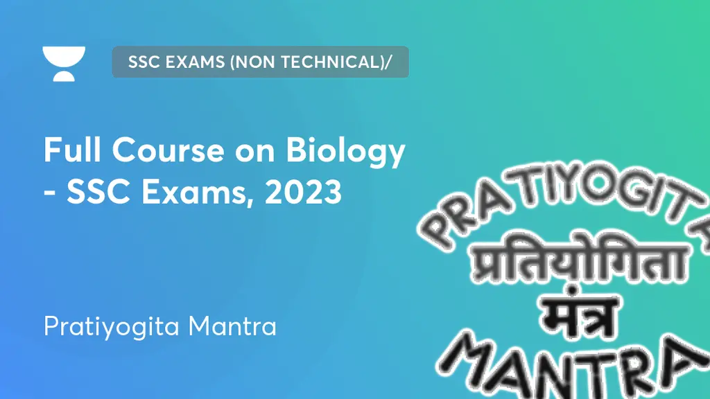 SSC Exams (Non Technical)/ Railway Exams - Full Course on Biology - SSC ...