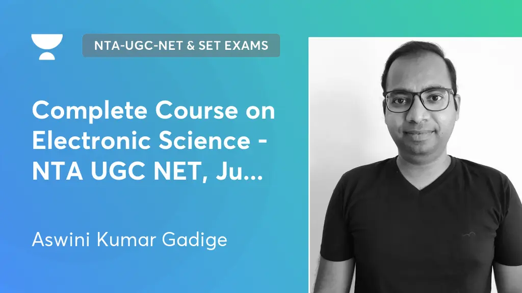 Nta Ugc Net And Set Exams Complete Course On Electronic Science Nta 7033
