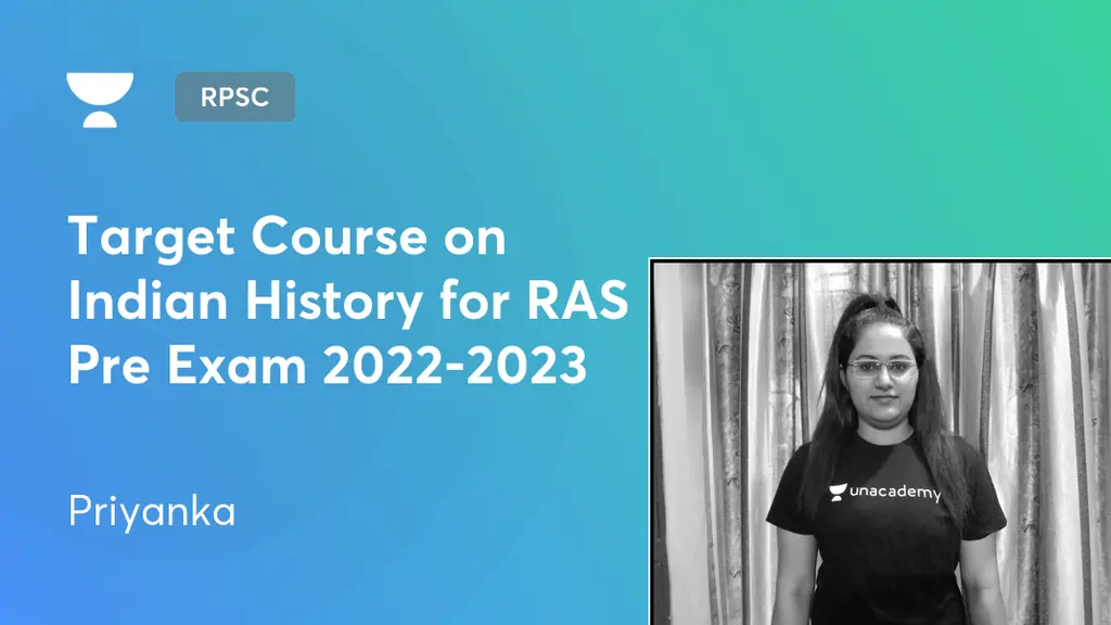 Rajasthan State Exams - Target Course on Indian History for RAS Pre ...