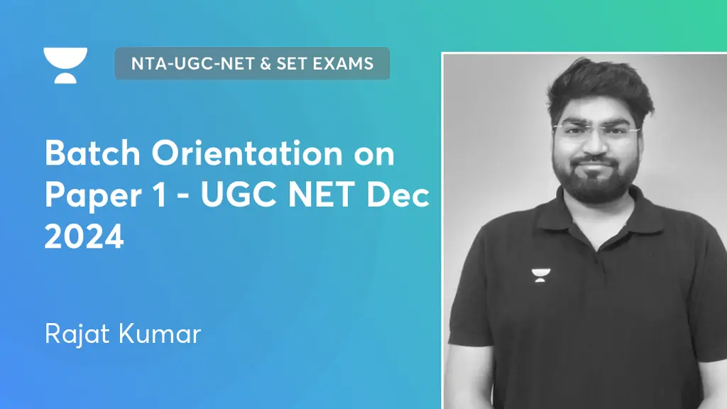 NTA-UGC-NET & SET Exams - Batch Orientation on Paper 1 - UGC NET Dec ...