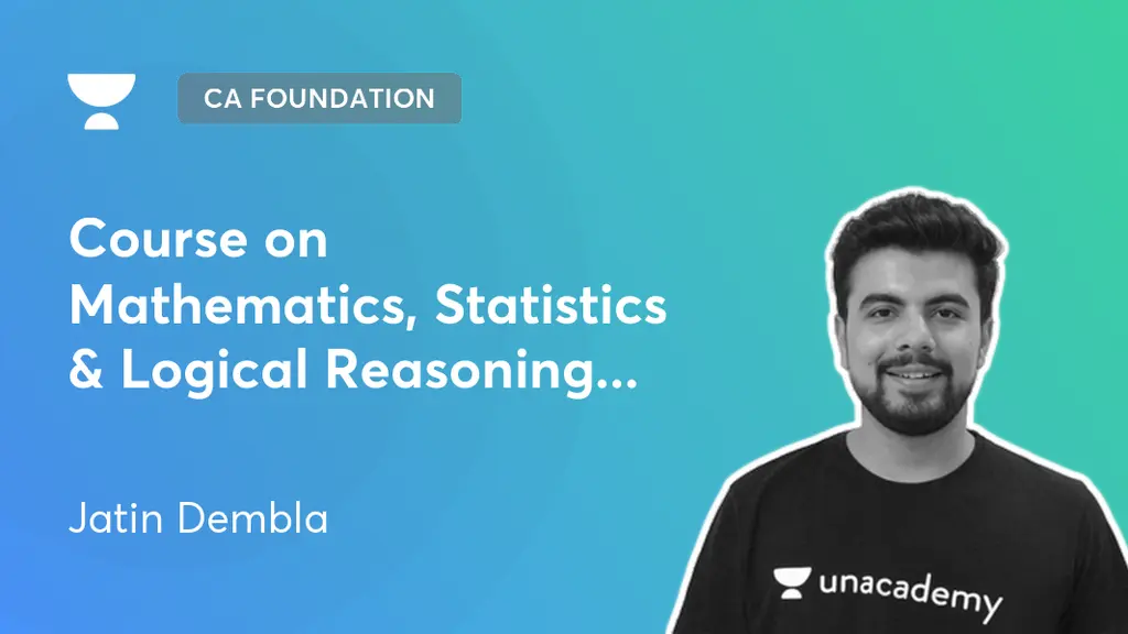 CA Foundation - Course on Mathematics, Statistics & Logical Reasoning ...