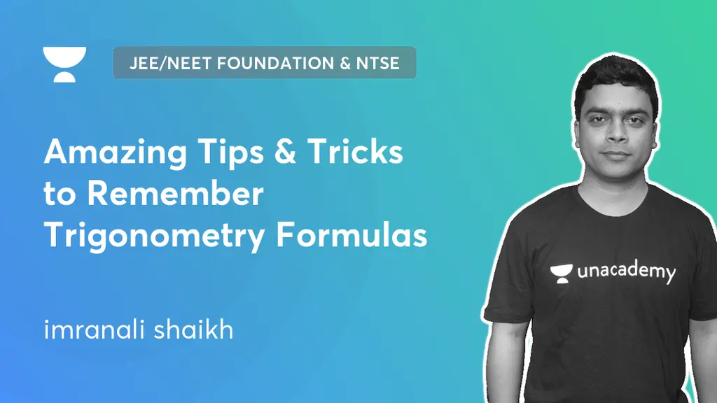 Foundation Amazing Tips Tricks To Remember Trigonometry Formulas By