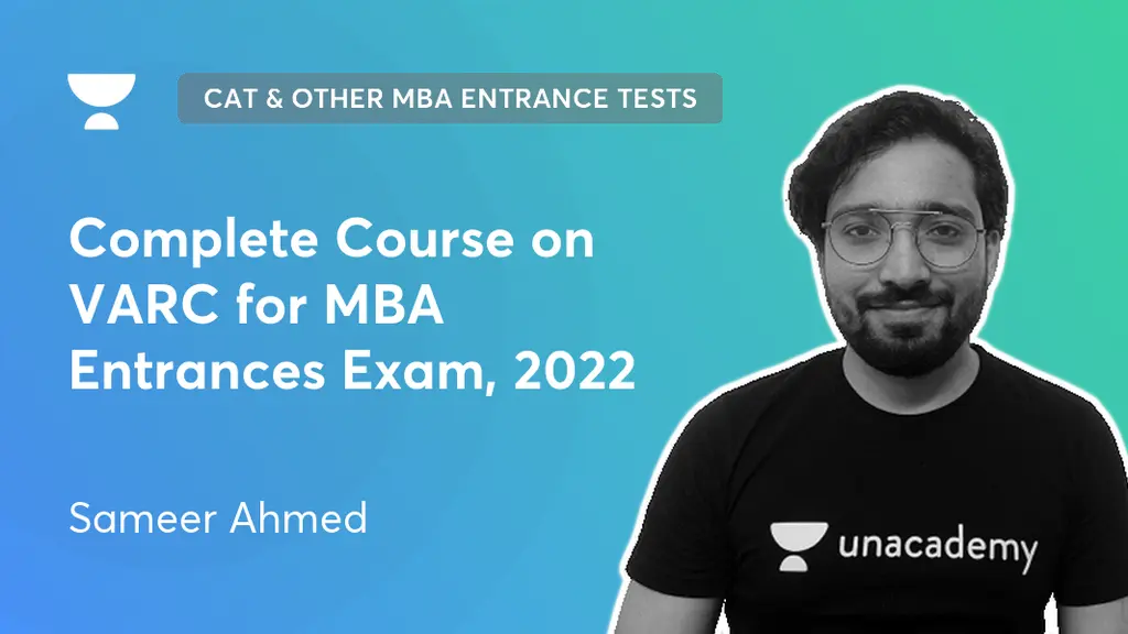 CAT & Other MBA Entrance Tests - Complete Course on VARC for MBA ...