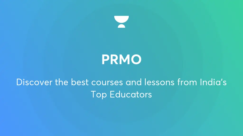 Test Series | PRMO | Unacademy