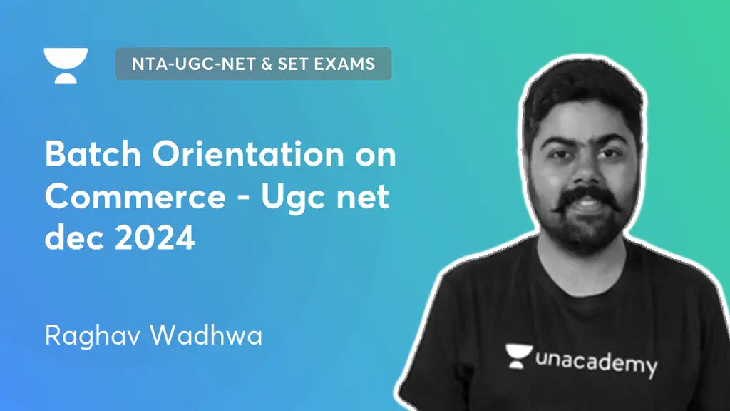 Nta Ugc Net And Set Exams Batch Orientation On Commerce Ugc Net Dec