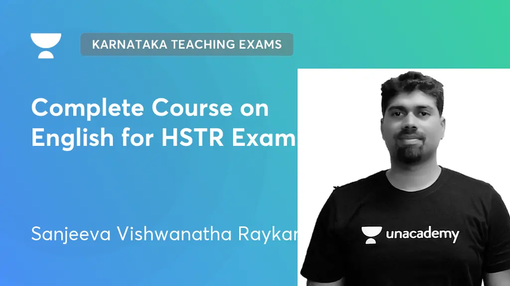 Karnataka Teaching Exams - Complete Course on English for HSTR Exam by ...